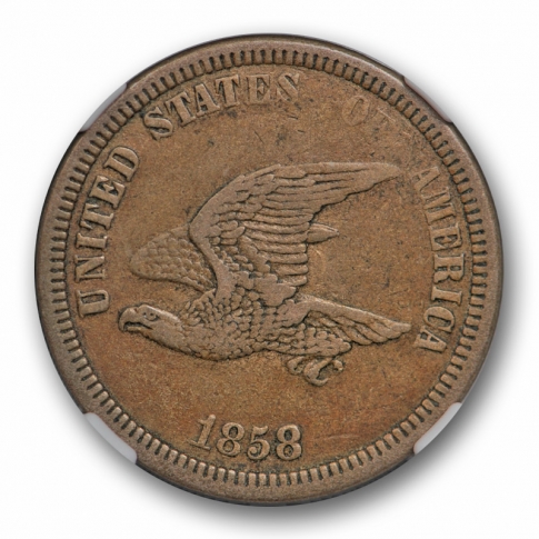 1858 Pattern J-203 1C NGC PR 45 Proof Judd 203 CAC Approved Cent Style