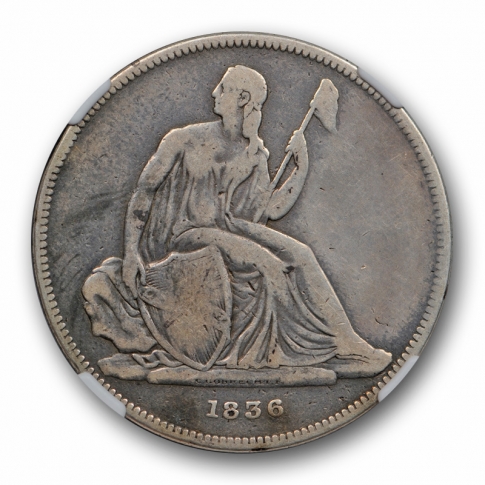 1836 $1 Gobrecht Seated Liberty Dollar J-60 Judd Pattern NGC Proof Fine ...