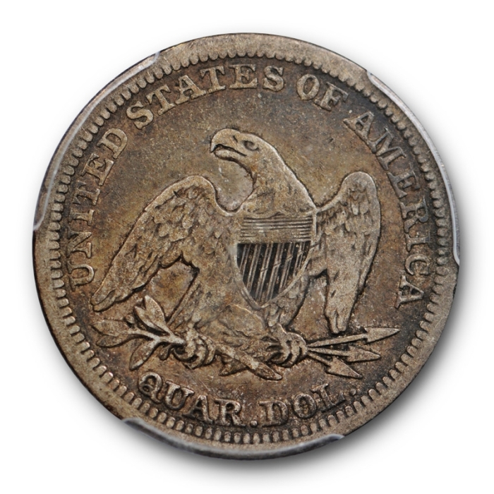 1850 Liberty Seated Quarter PCGS VF 25 Very Fine Key Date Coin