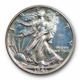 1941 50C Proof Walking Liberty Half Dollar PCGS PR 63 Low Mintage Coin